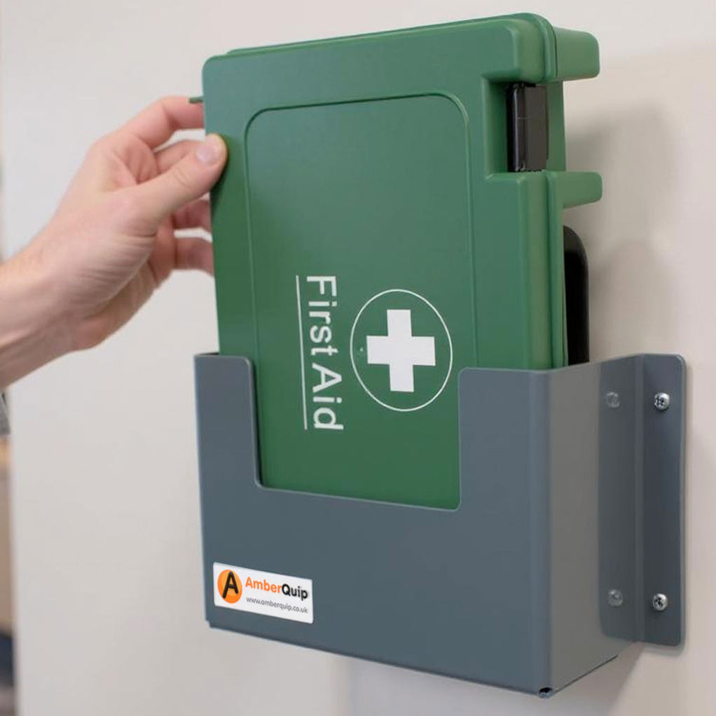 10 Person First Aid Kit with Wall Storage Holder — AmberQuip